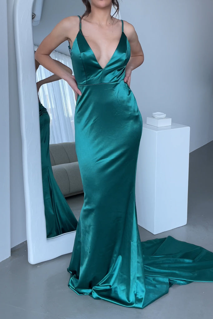 Charlene Satin Gown | Stunner Boutique | Online Australian Store